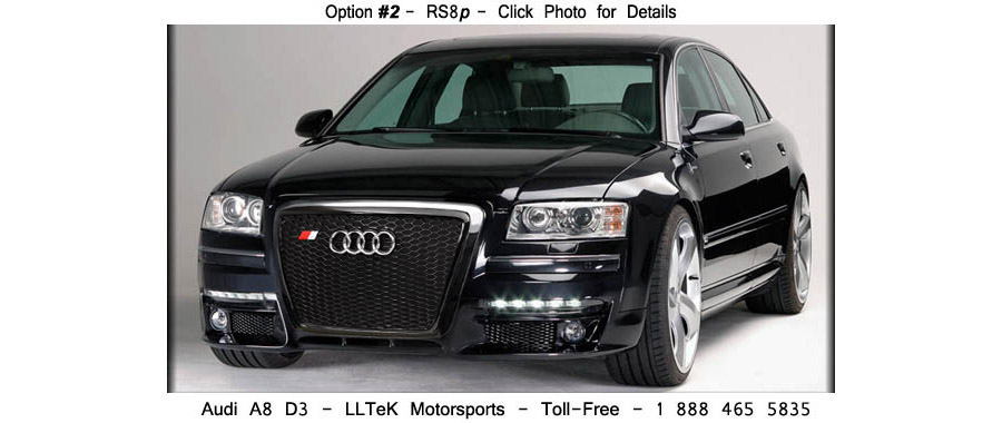 High Performance Tuning and Body Kit Styling for the Audi A8 D3 before ...