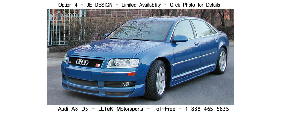 High Performance Tuning and Body Kit Styling for the Audi A8 D3 before ...