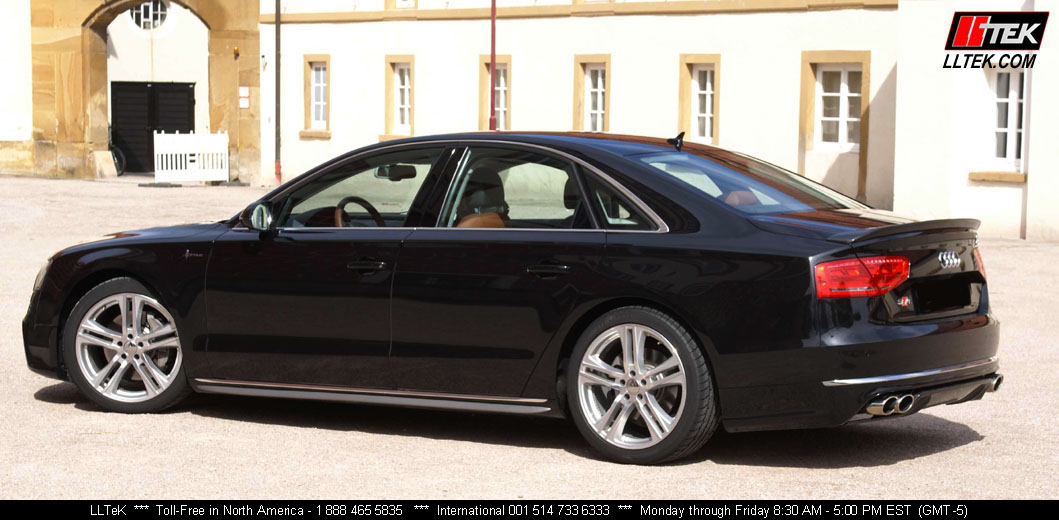 Overall Profile photograph of 2010 Audi A8 modified by Hofele