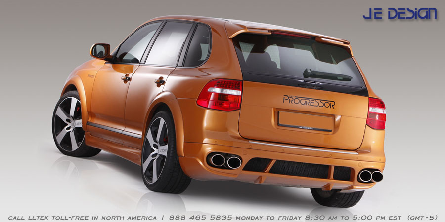 image 2 - Widebody kit styling by JE DESIGN for the 957 Porsche Cayenne